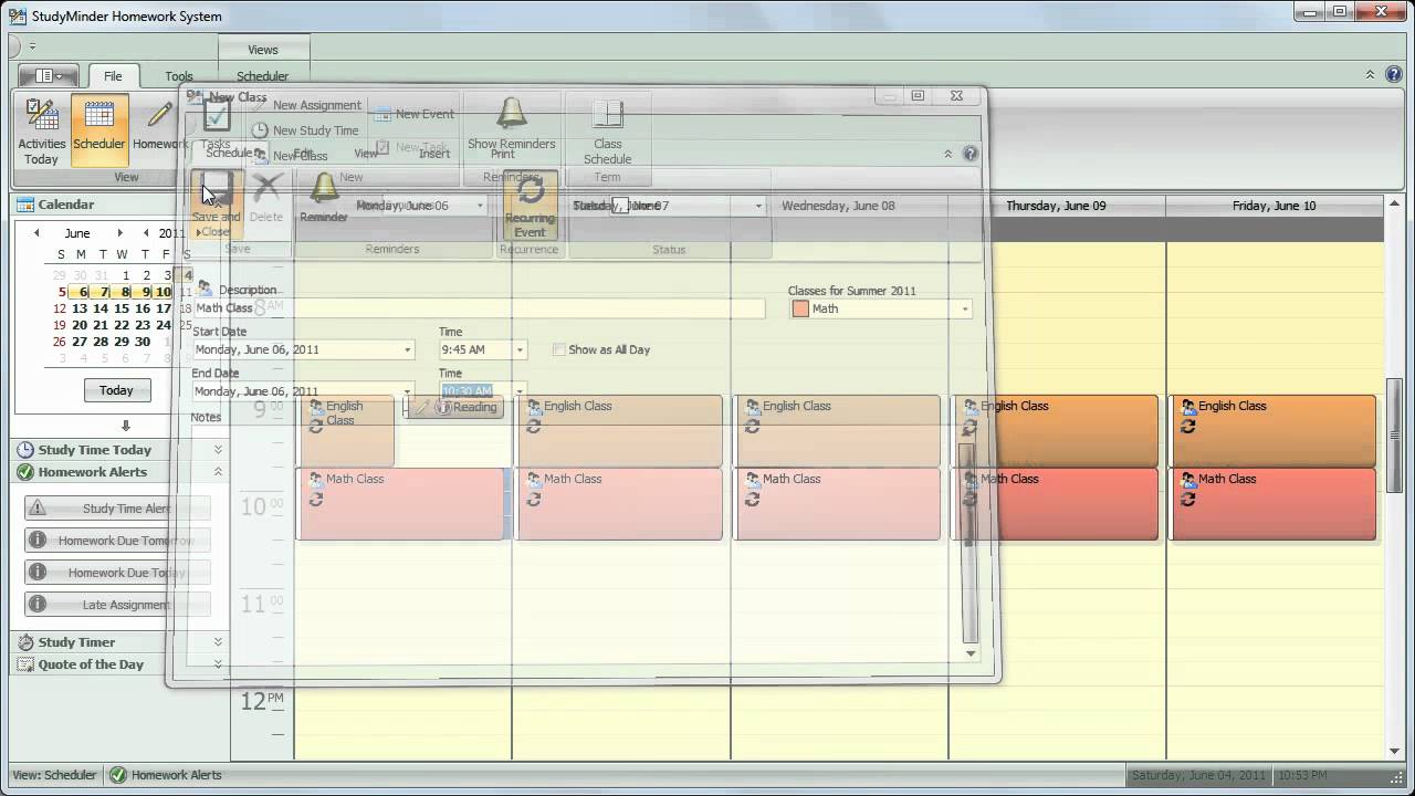StudyMinder Tutorial 4: Adding Classes
