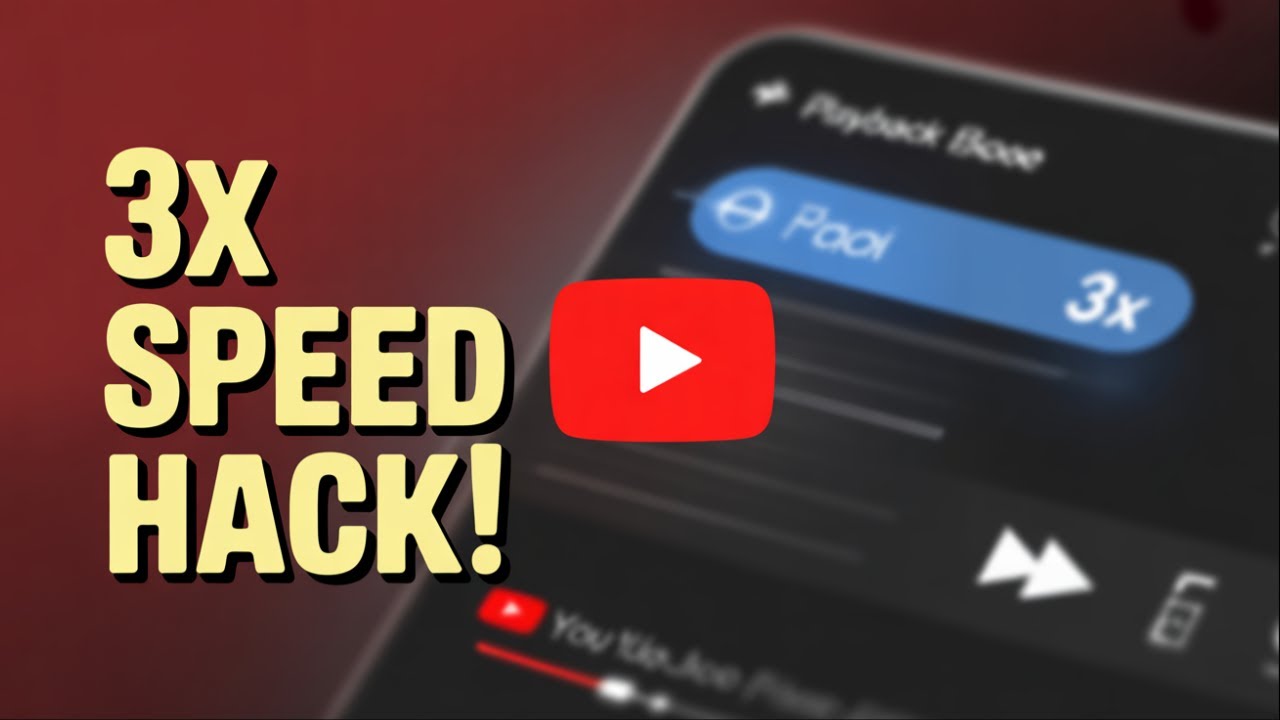 How to Watch YouTube at 3x Speed (Custom Playback Speed)