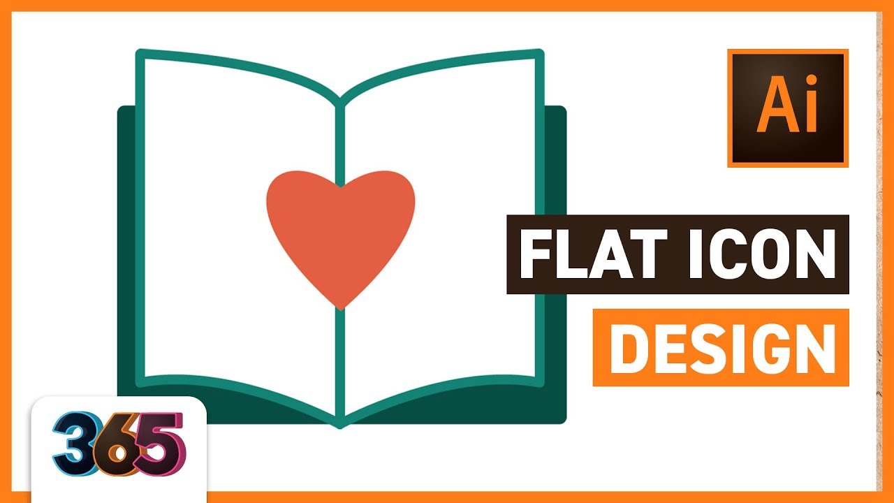 Flat Icon Design | Illustrator CC Tutorial #221/365