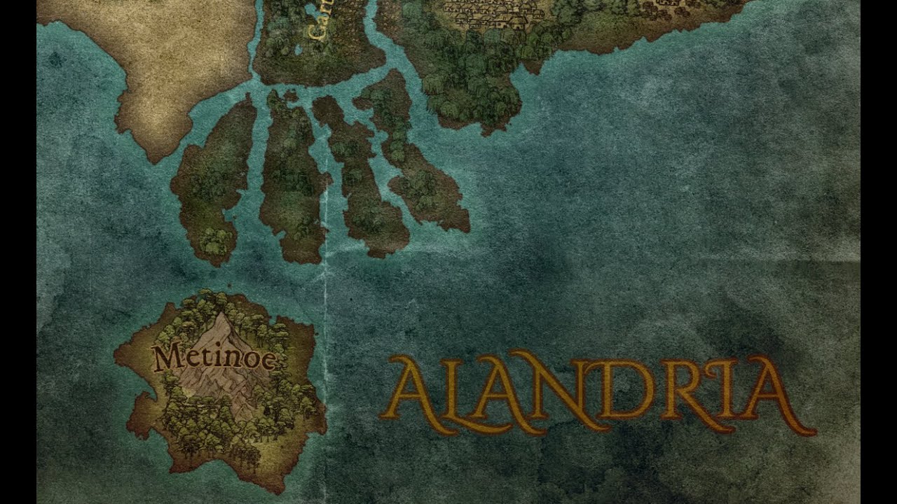 Fantasy Map Making//Alandria - Time-lapse