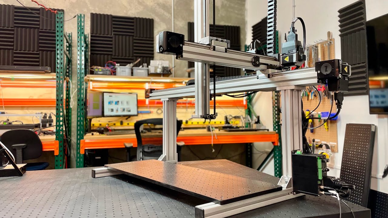 Cartesian robot with vertical T-Bot drive configuration