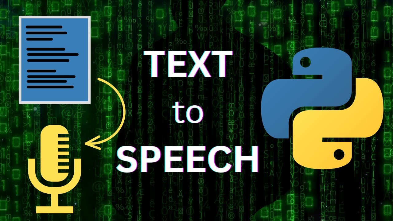 Text to Speech Using Python With Graphical User Interface