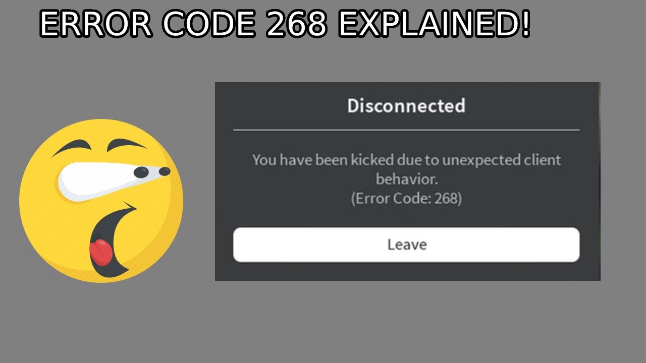 Roblox Error code 268 explained | Roblox Explaining Error Codes.