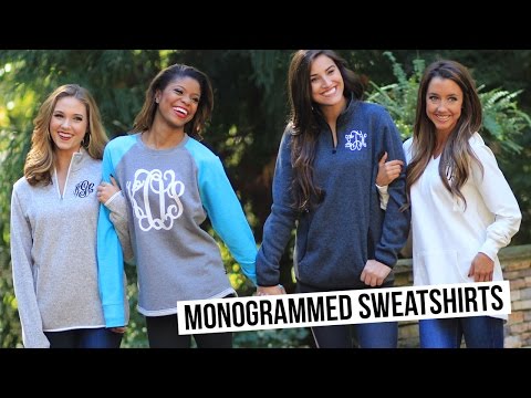 Monogrammed Sweatshirts