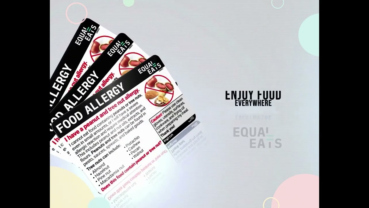 Equal Eats Peanut and Tree Nut Allergy Card Video