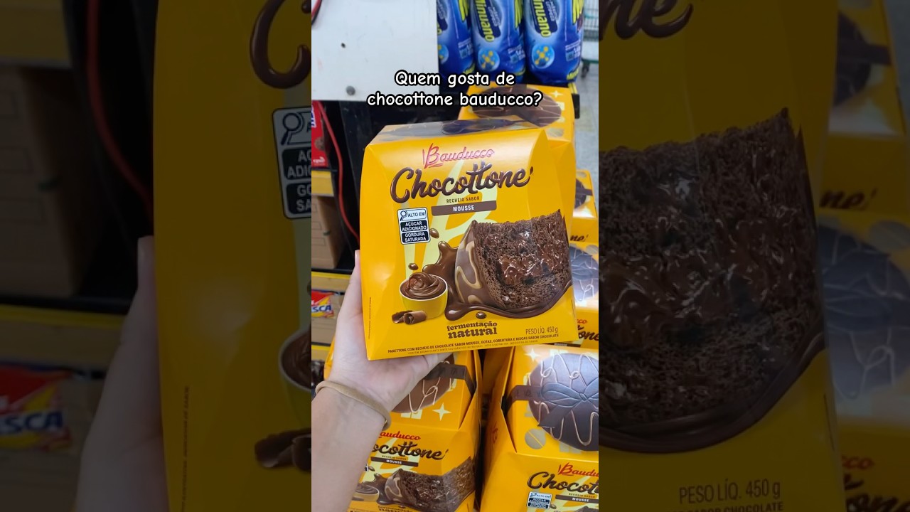 Quem gosta de chocottone bauducco?