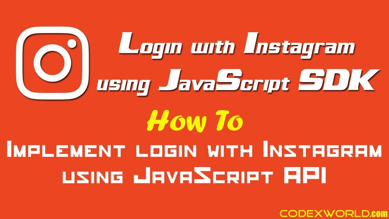 Login with Instagram using JavaScript SDK