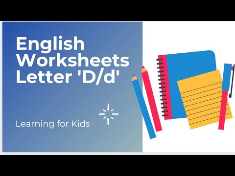 English Worksheets Letter D/d | worksheets for Nursery and Kindergarten |