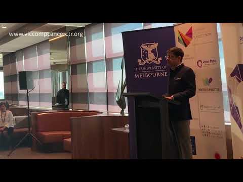 Professor Shitij Kapur at the opening of the Centre of Cancer Immunotherapy