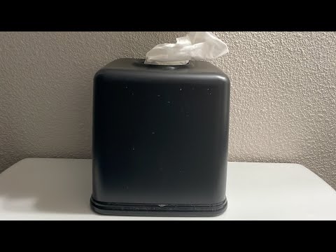 mDesign Plastic Square Facial Tissue Box Cover REVIEW