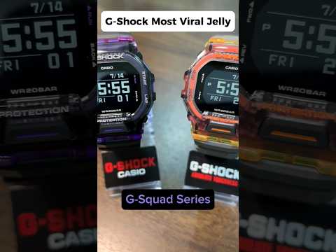 G-Shock Most Viral G-Squad Jelly Series, GBD-200SM-1A5 & GBD-200SM-1A6. Which one you like?😄 #gshock