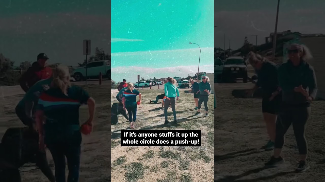 Bootcamp Warm Up Game I “Squat Potato” #bootcamp #bootcampworkout #bootcampworkouts #bootcampgames