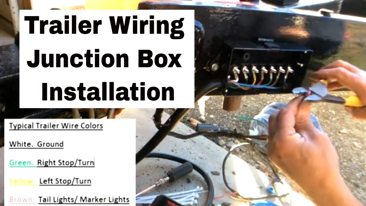 Trailer Wiring Junction Box Installation