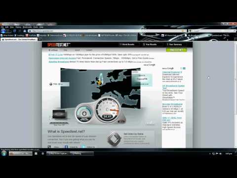 BT Infinity speed test (speedtest.net)