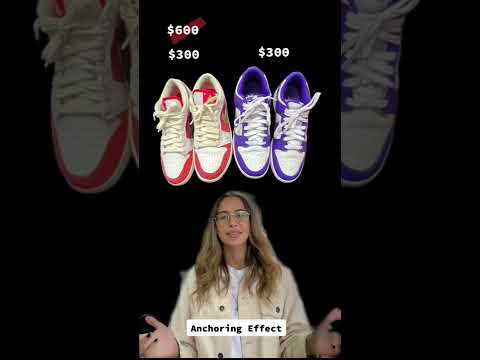 Watch how the anchoring effect influences your decision making!#cognitivebias #psychology #anchoring