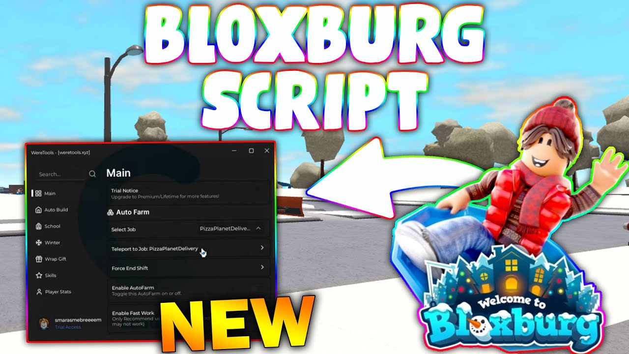 *NEW* Bloxburg Script (PASTEBIN 2025) (INFINITE MONEY, AUTOFARM ,AUTO MOOD )