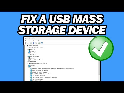 How to Fix a USB Mass Storage Device Problem | Step by Step