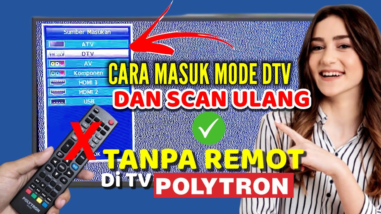 No Remote Control!! How to Program a POLYTRON Digital TV