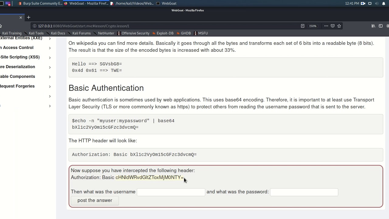 Crypto Basics - Base64 Encoding