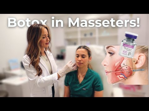 Injecting Botox in Masseter Muscles | Slim your face and relieve TMJ pain! Dr. Simona Bartos