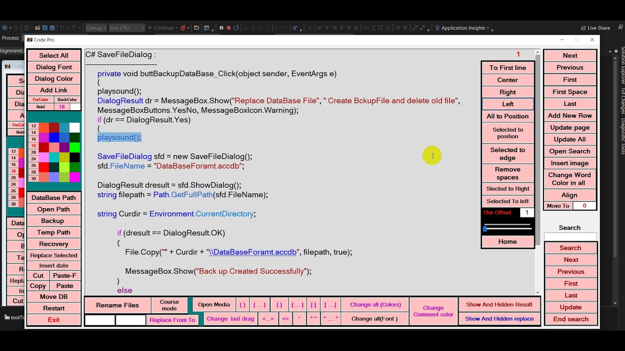 C# Alignment text in richTextBox