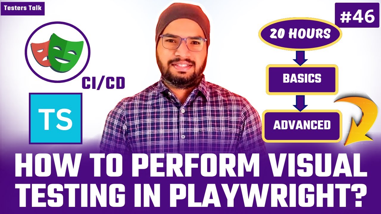 Playwright TypeScript #46 How to Perform Visual Testing in Playwright? | Visual Comparison