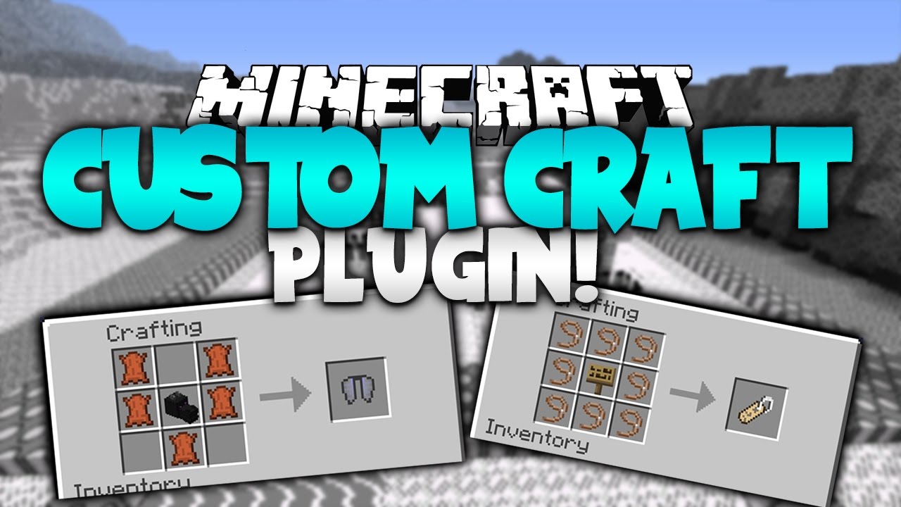 CUSTOM CRAFT! | Minecraft Plugin Tutorial
