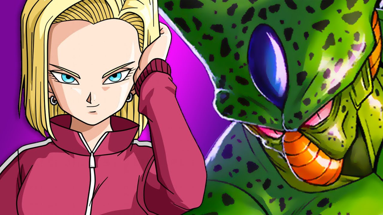 Cell Absorbs Android 18 (Dragon Ball Z Comic Dub)