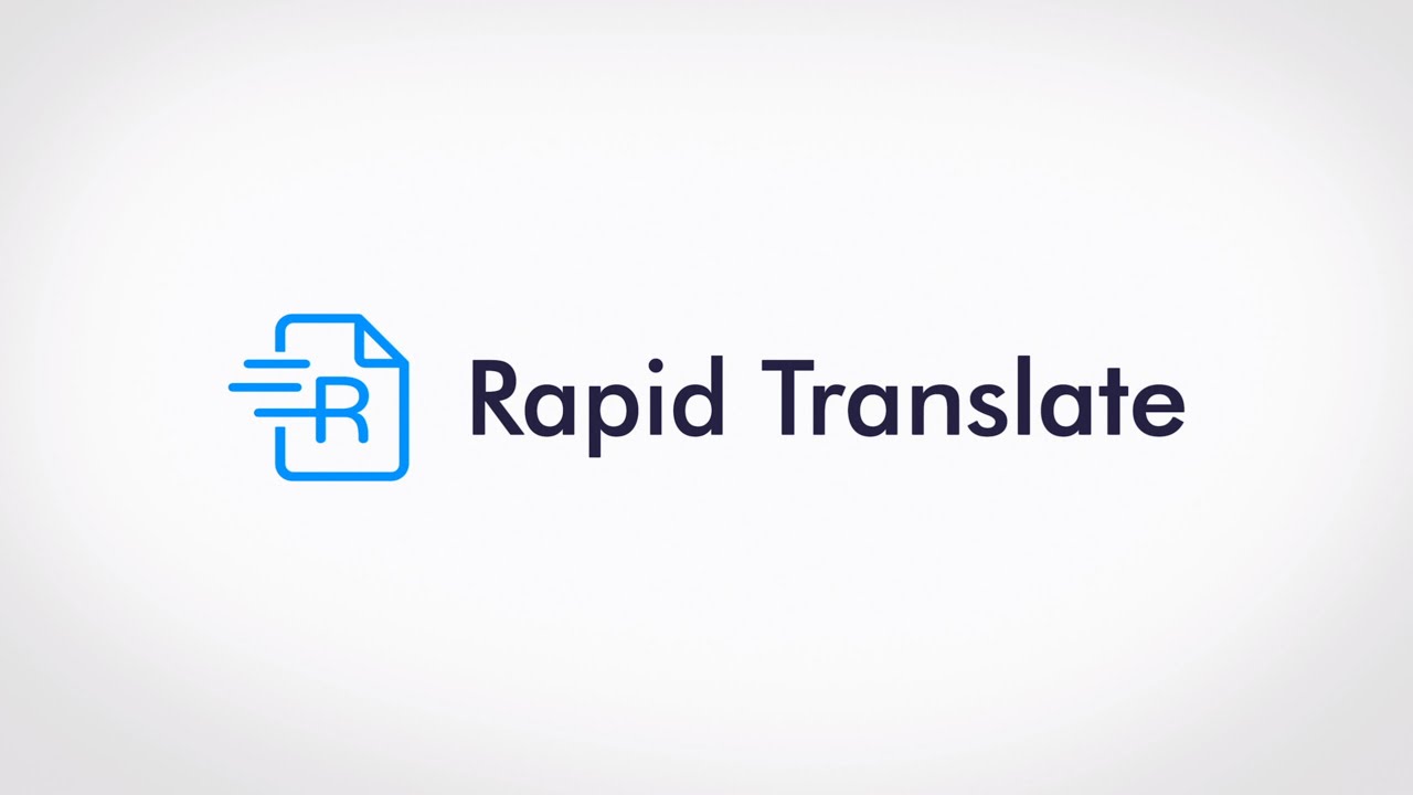 What is Rapid Translate | Certified Document Translation Service