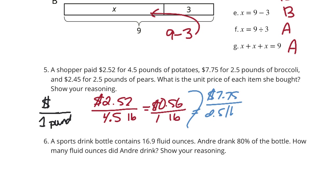 Grade 6, Unit 6, Lesson 1 Practice Problems
