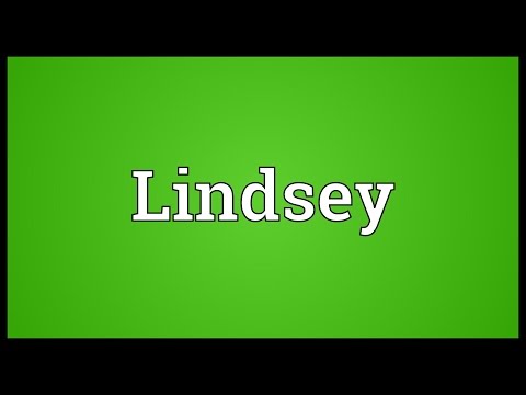 Lindsey Meaning