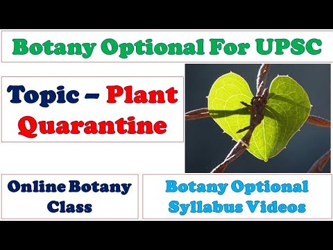 Plant Quarantine: Isolation of Plants: Microbiology and Plant Pathology ...