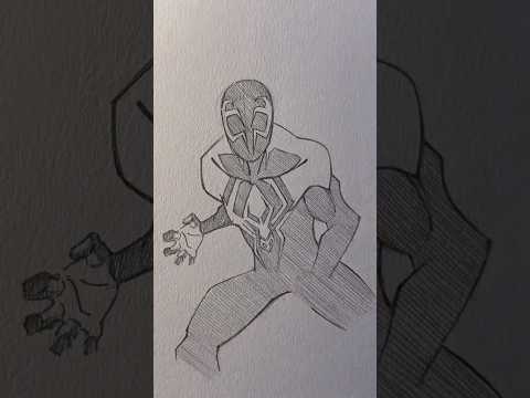 Let's draw Spiderman 2099