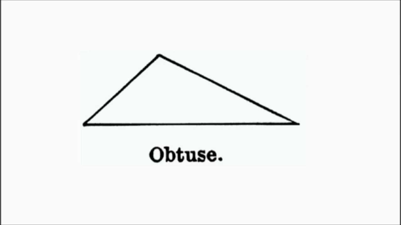 Ah, The Obtuse Triangle