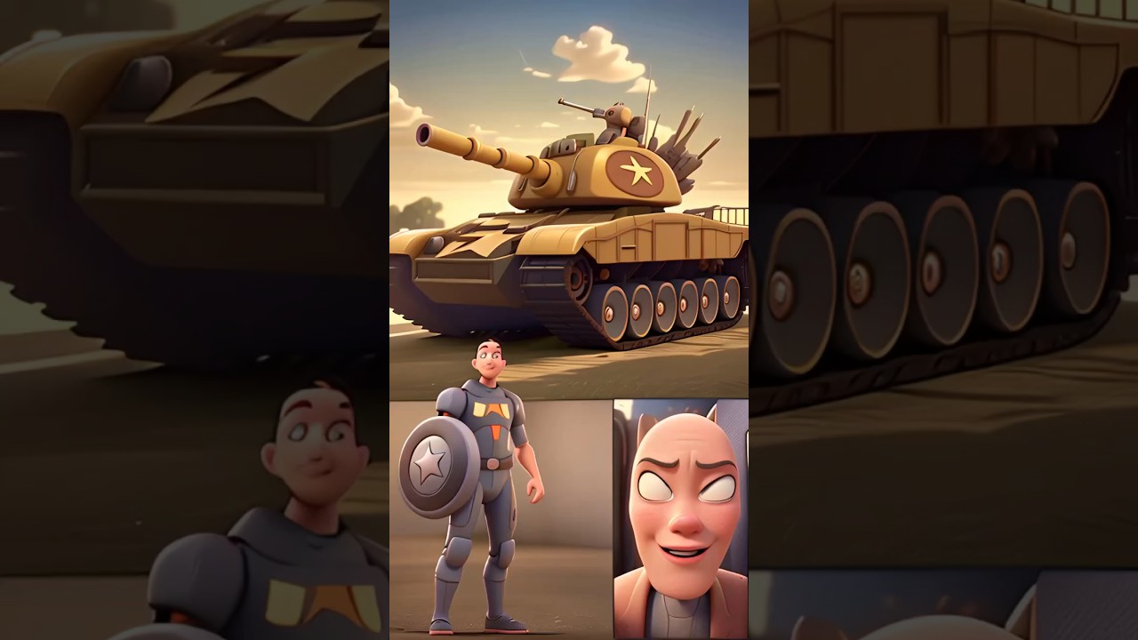 AI Superheroes and Tanks #marvel #dc #ai #viral #subscribe