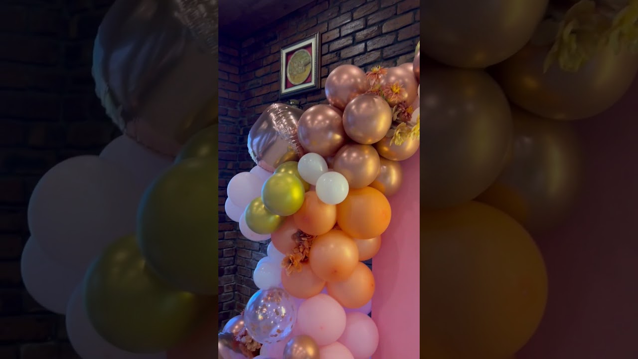 18th birthday 🎂🥰 #balloongarland #birthday  #shorts