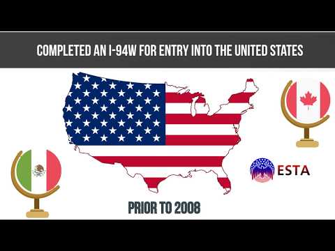 What is ESTA Entry Form?