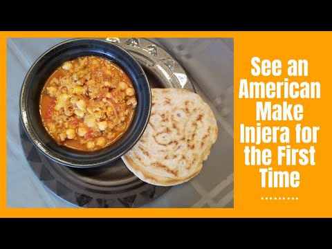 How to make sourdough flatbread - Ethiopian Injera Bread!