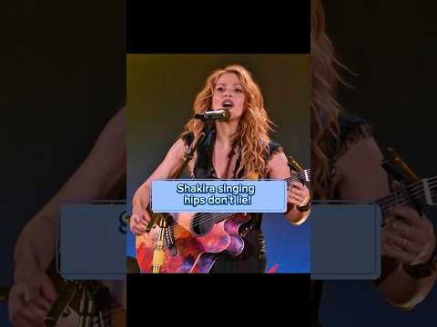 shakira hips don't lie - live performance - lyrics #shakira #hipsdontlie #live #performance #concert