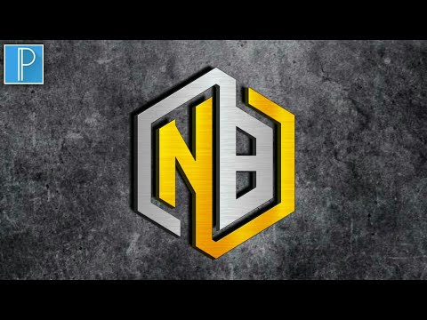 N B 3D Logo Desing Pixellab | How To Make Logo Desing | Vandy Graphics