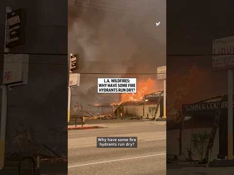 Why did some L.A. fire hydrants run dry?