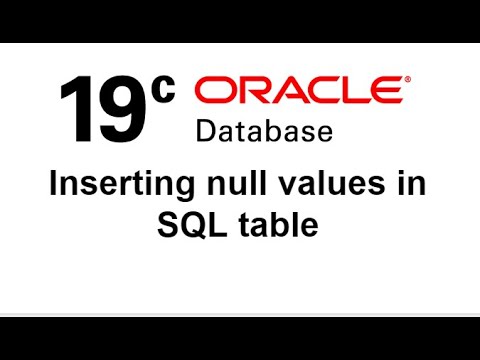 How to insert Null values in SQL Table