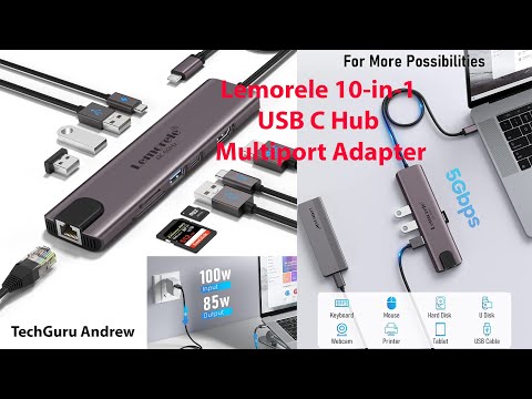 Lemorele 10-in-1 USB C Hub Multiport Adapter with HDMI 4K REVIEW