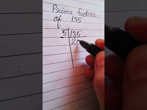 Prime factors of 135