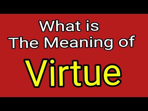 Meaning Of Virtue | Virtue | English Vocabulary | Most Common Words in English
