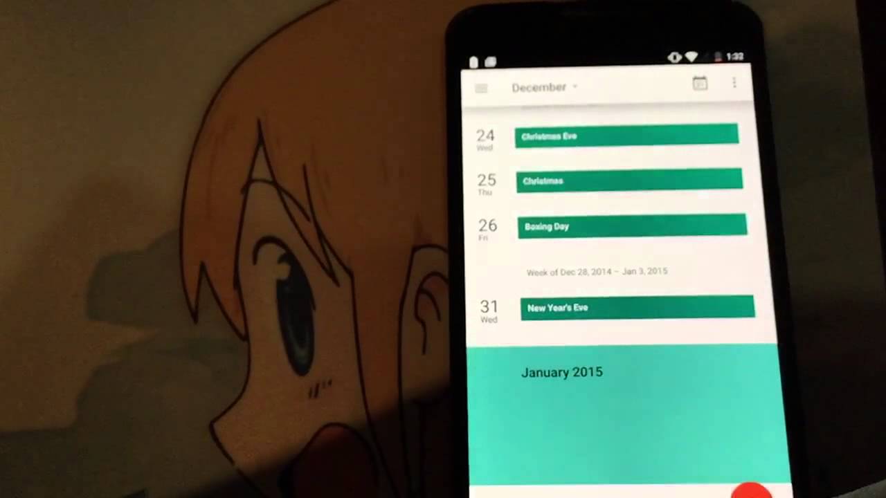 Nexus 6 Calendar Performance