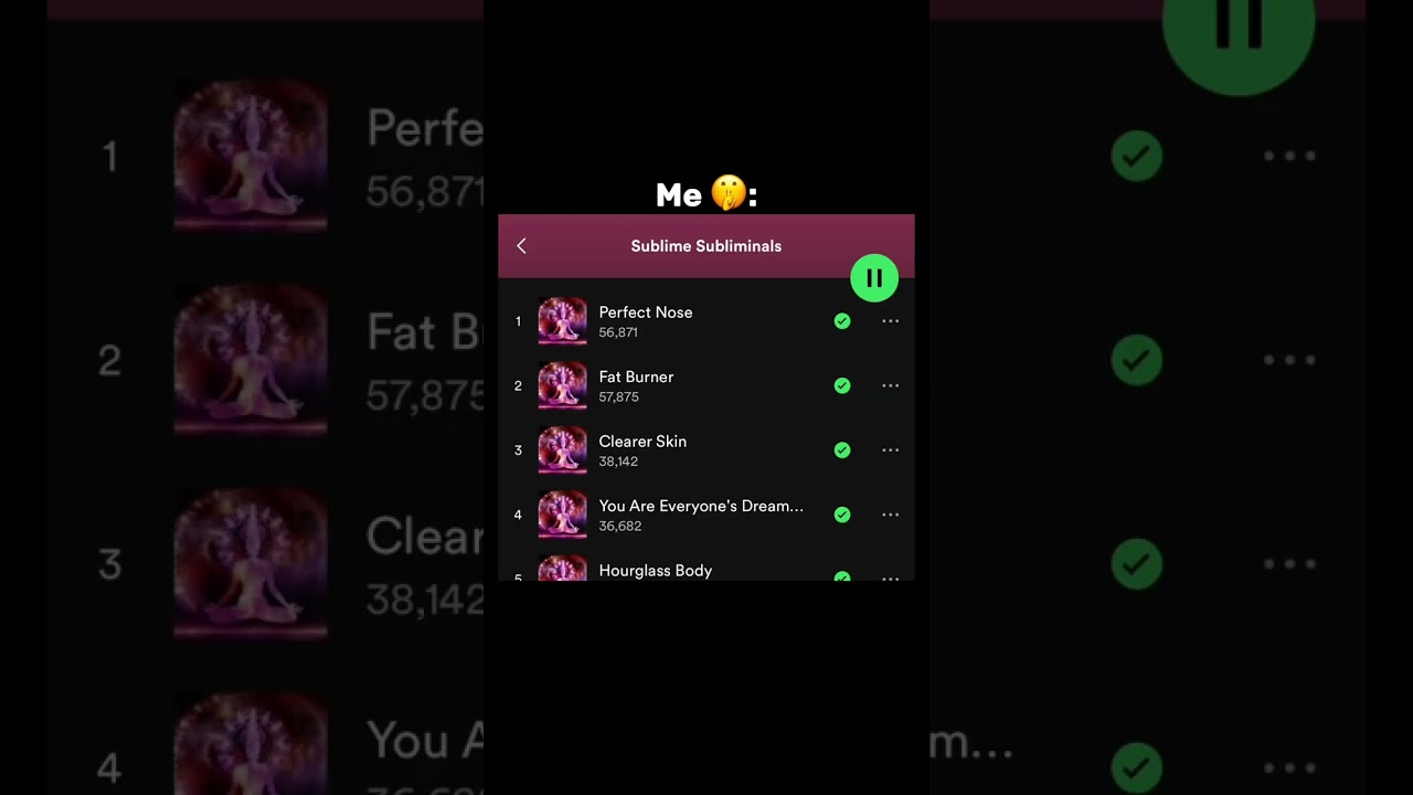 All subliminals can be found on my Spotify: [ Sublime subliminals ] #subliminal #subliminals