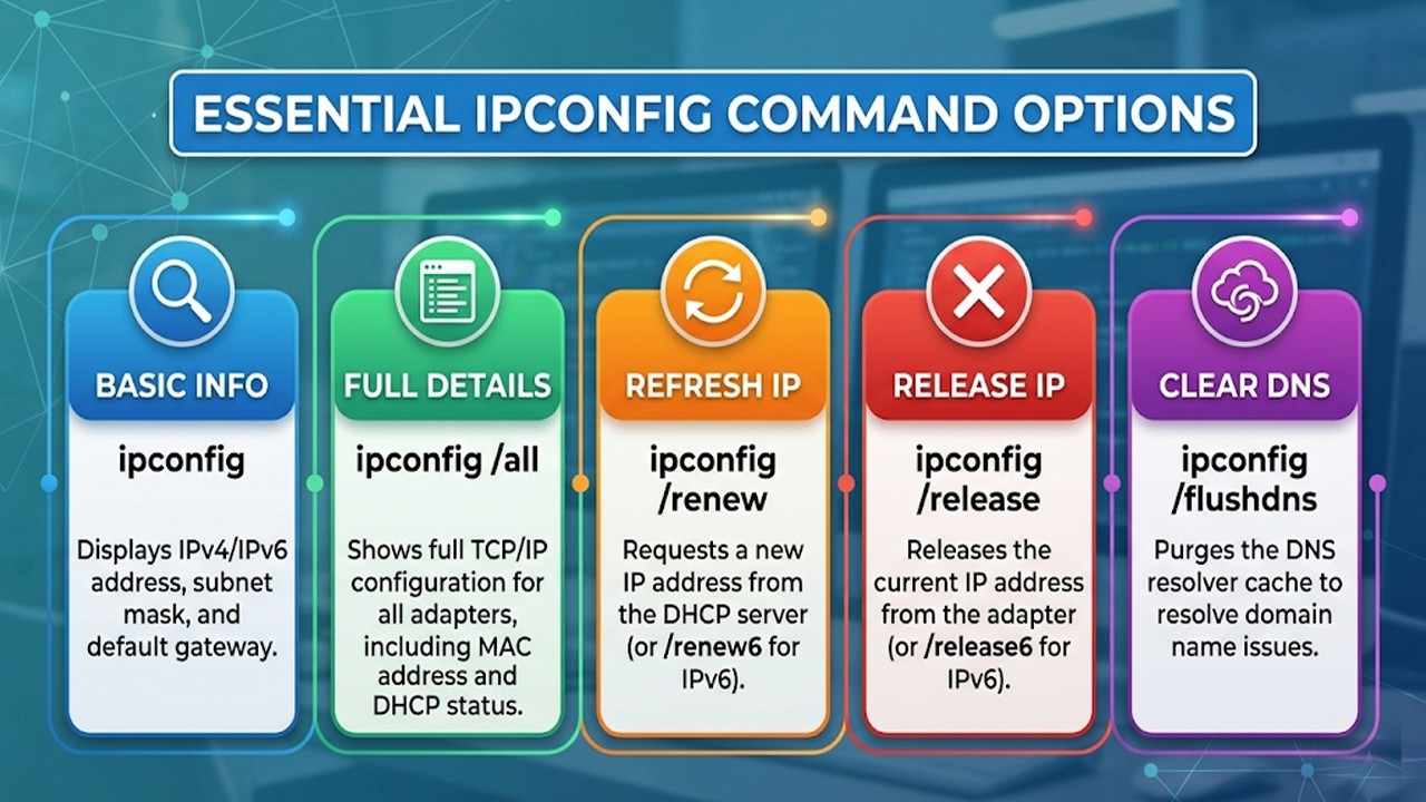 Mastering the IPConfig Command in Windows: A Complete Guide