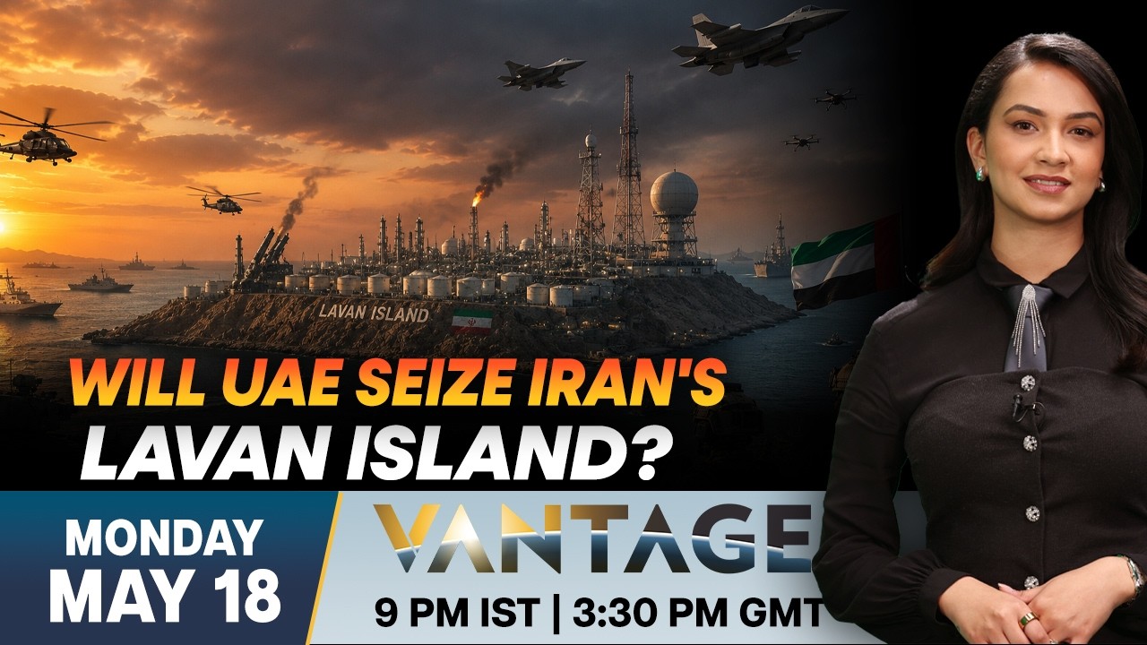 LIVE: Trump Pushes UAE to Invade Iran's Oil Hub Lavan Island, Report Says | Vantage on Firstpost