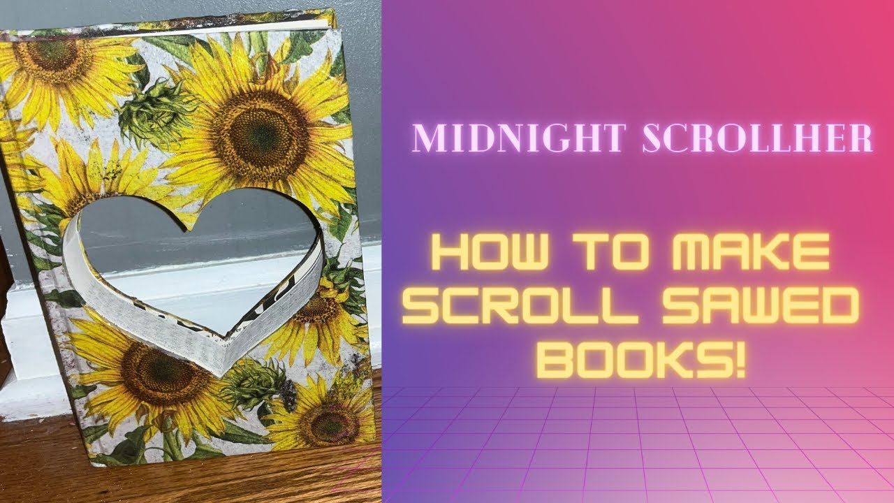 How to Cut books on a Scroll Saw